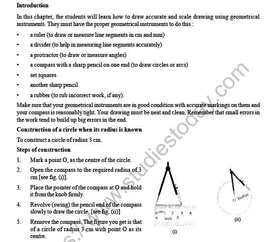 CBSE Class 6 Maths Practical Geometry Worksheet CBSE Class 6 Maths Practical Geometry Worksheet